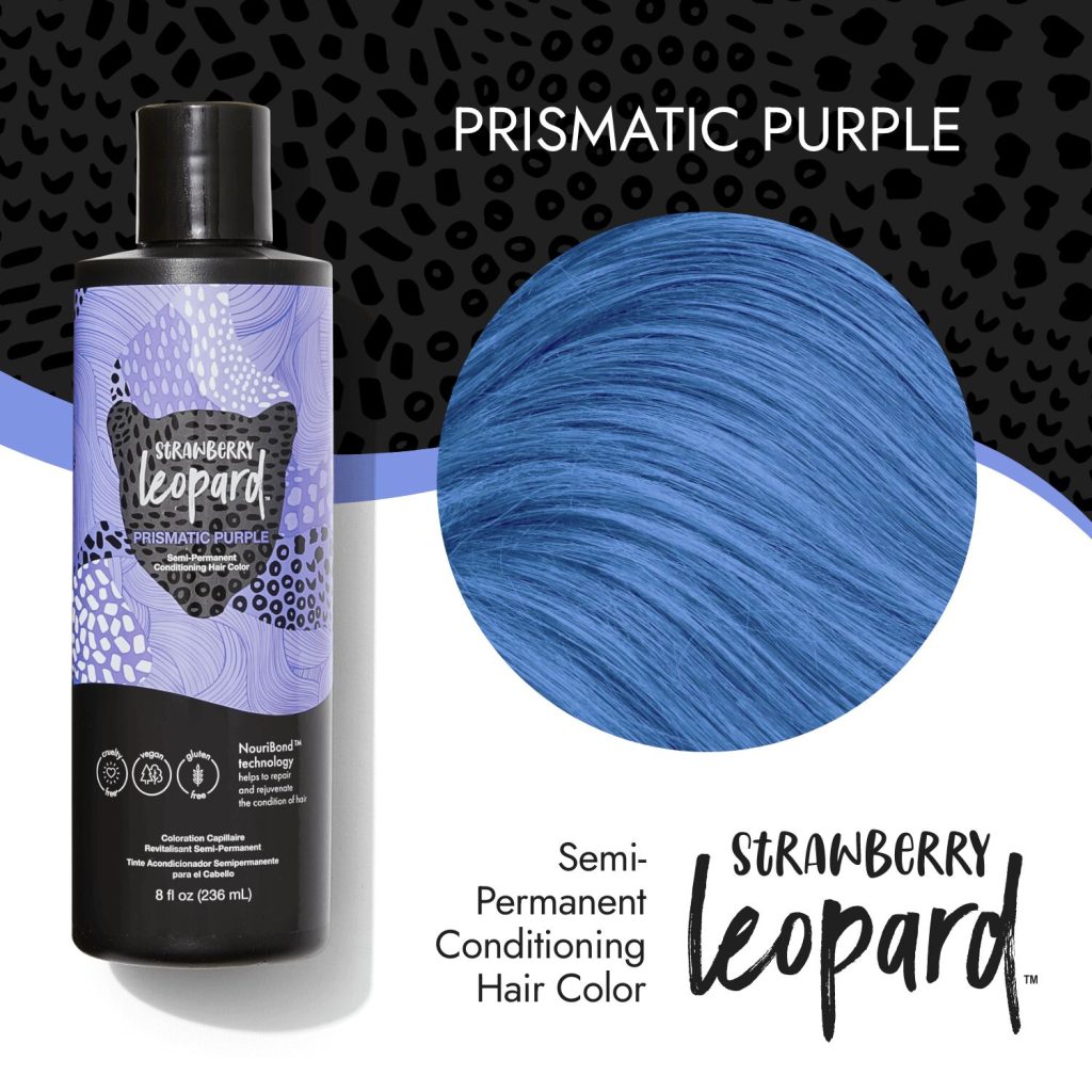Strawberry Leopard Prismatic Purple - Strawberry Leopard